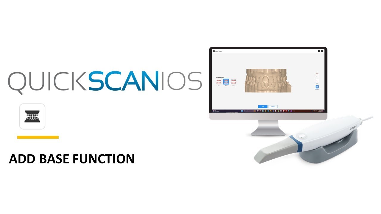 QuickScan IOS Tutorial- How to Add Base to your Scan - YouTube