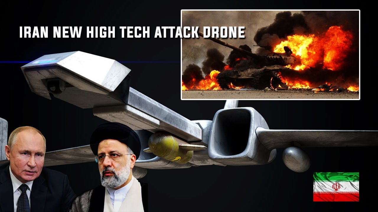 Iran develops new high tech attack drone for Russia - YouTube