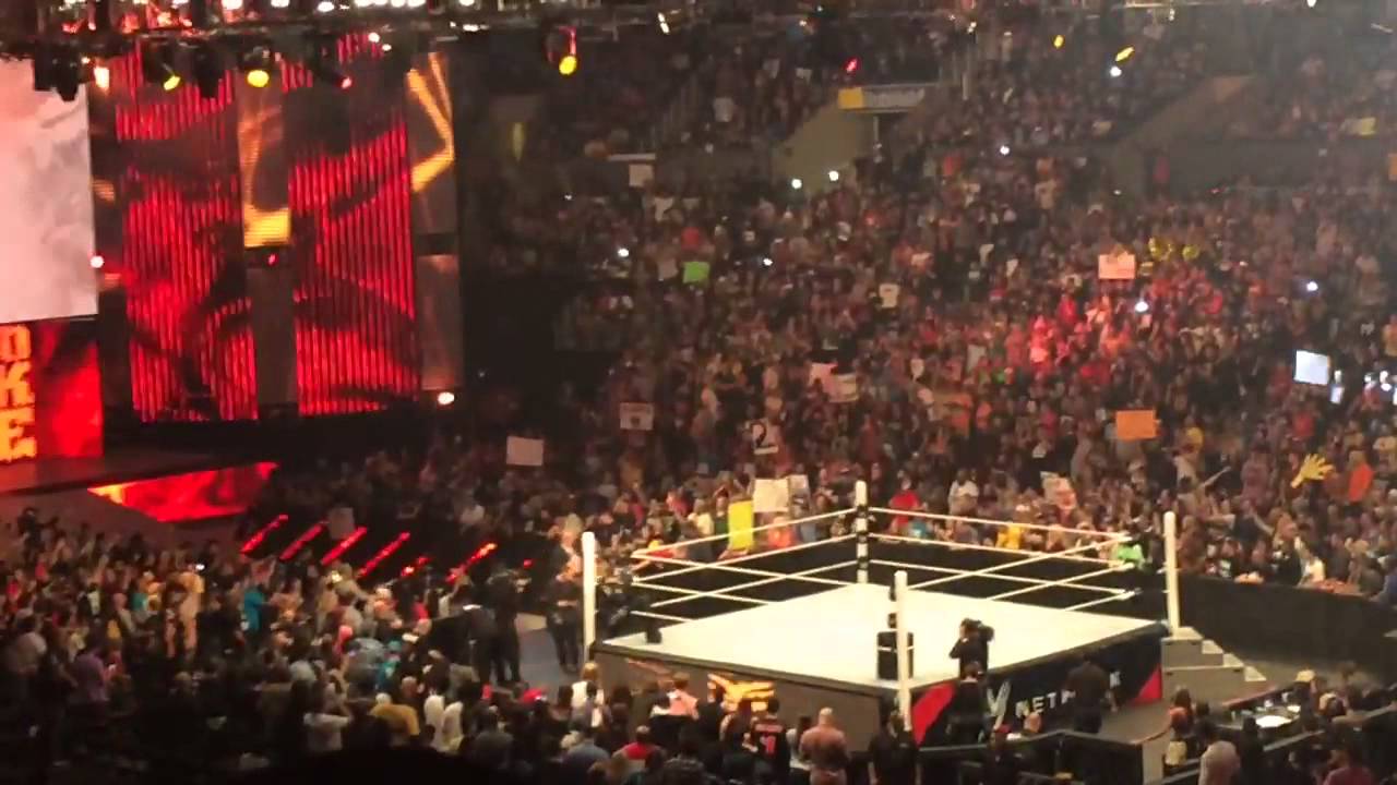 WWE RAW 3/23/15 Brock Lesnar's Entrance - YouTube