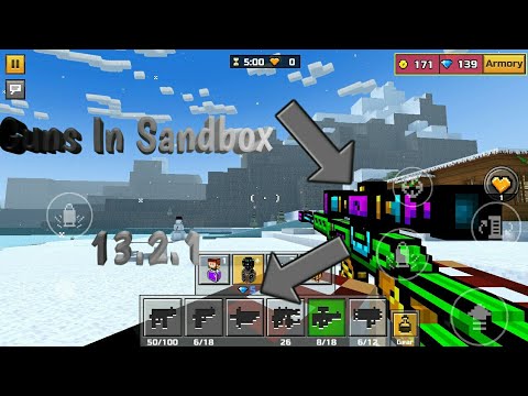 (Pixel Gun 3D) How To Get Weapons In SandBox!..,(PATCHED) - YouTube