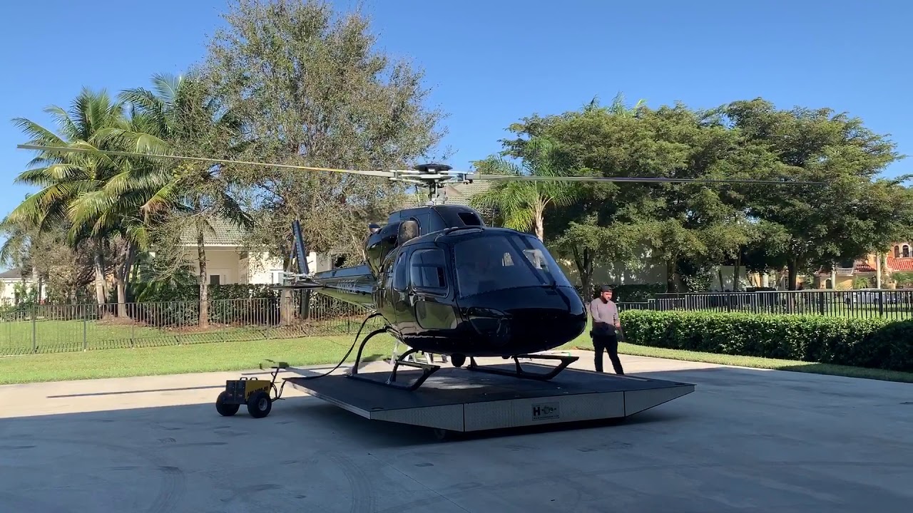 Balancing tail rotor Eurocopter FX 355 - YouTube