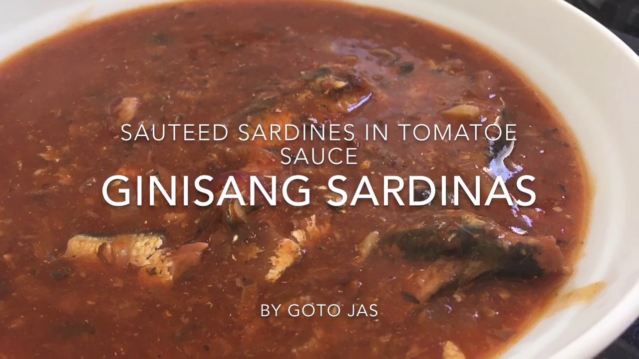 Ginisang Sardinas | Sauteed Sardines in Tomatoe Sauce - YouTube