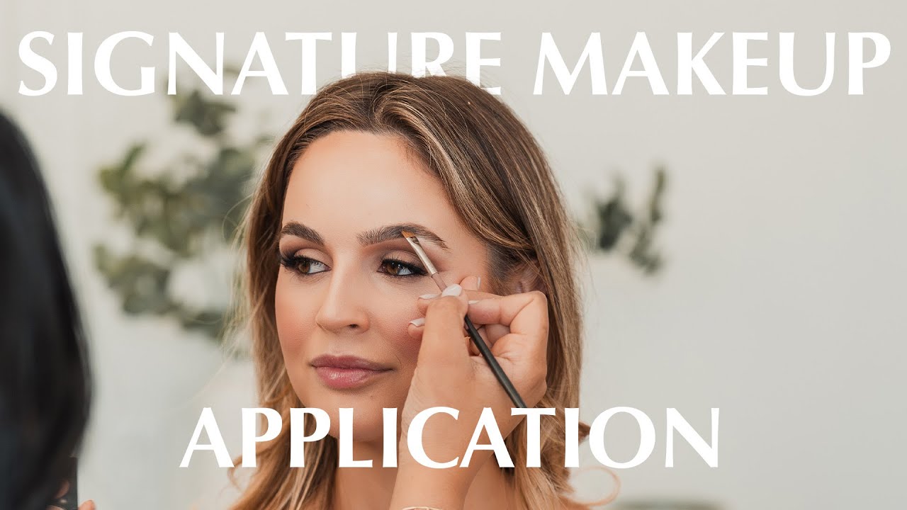 Showing you clips of one of my “signature makeup applications” from my ...