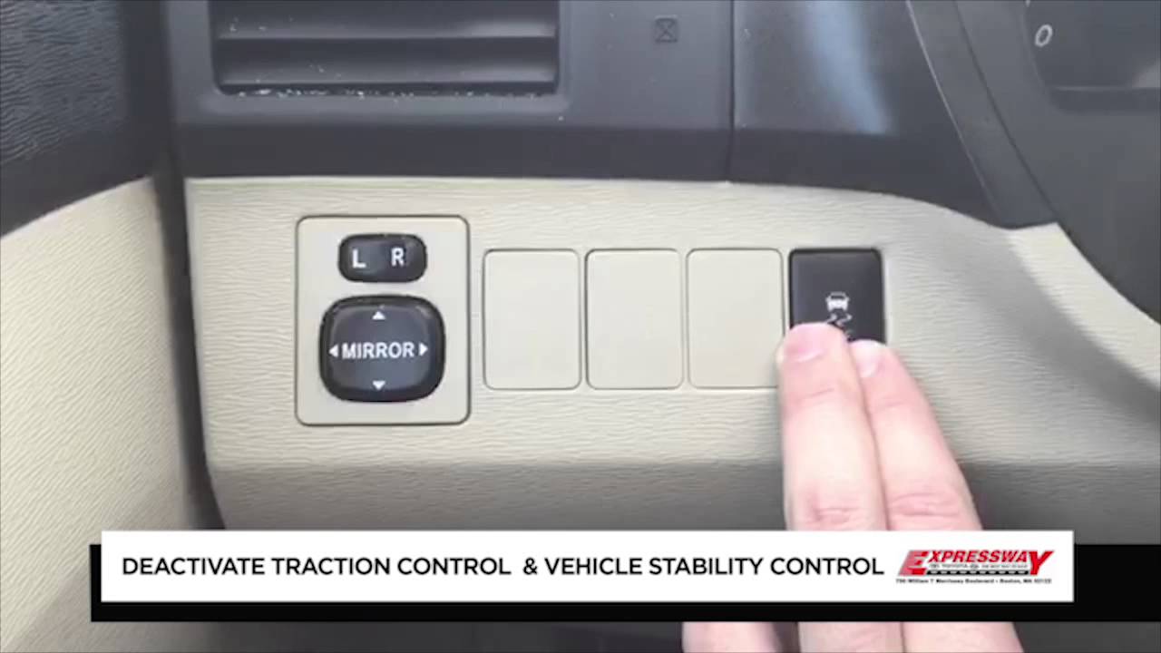 Toyota Venza "Traction Control / Vehicle Stability Control" - YouTube