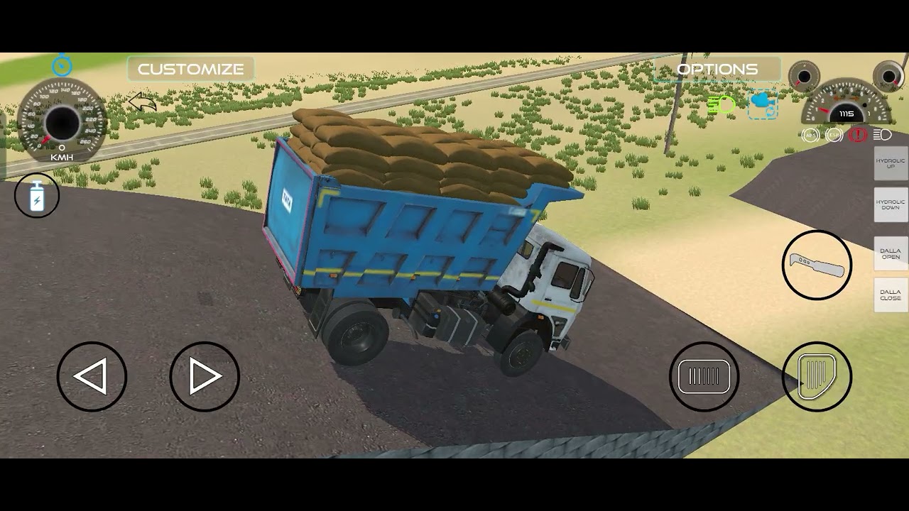 truck dumper 🚚🚛 gaming offloading gaming driving games video - YouTube