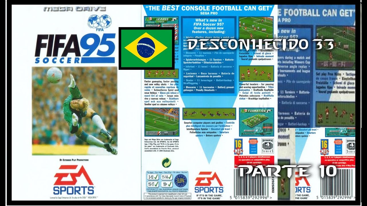 Fifa 95 (Mega Drive) [Corinthians] Level Iniciante - Parte 10 - YouTube