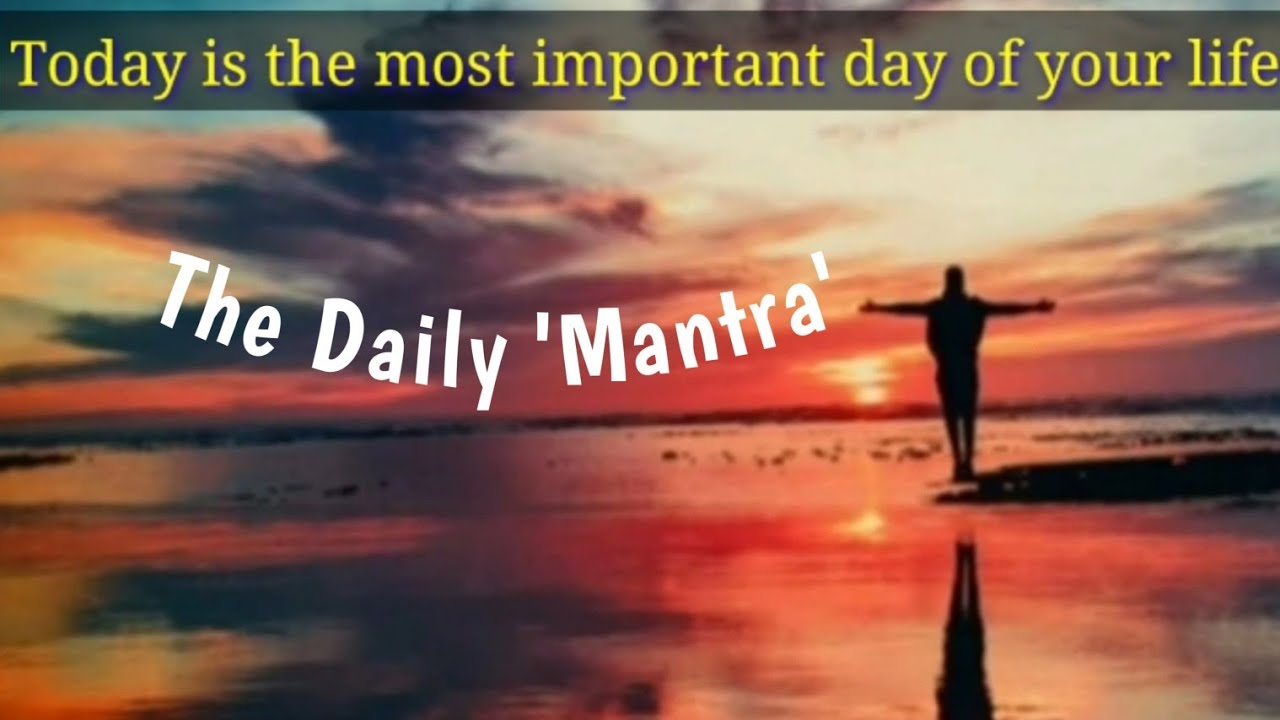 Everyday motivational speech by legend at 'The Daily Mantra' for the ...