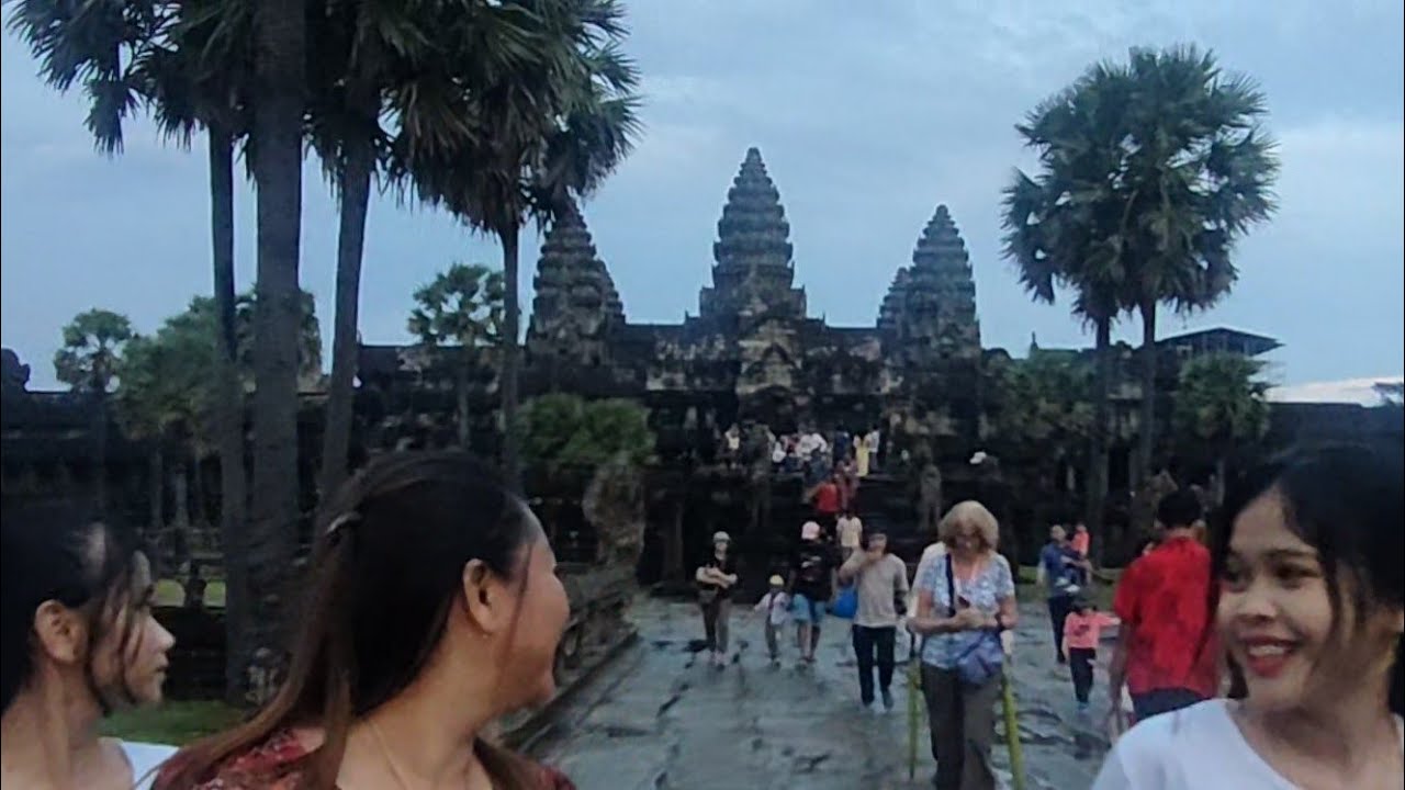 ប្រាសាទ អង្គរវត្ត Angkor wat temple ដំណើរ kh.kompot - YouTube