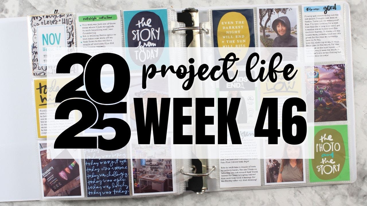 Project Life Week 46 - Ali Edwards Storyteller Kit: Highs & Lows - YouTube
