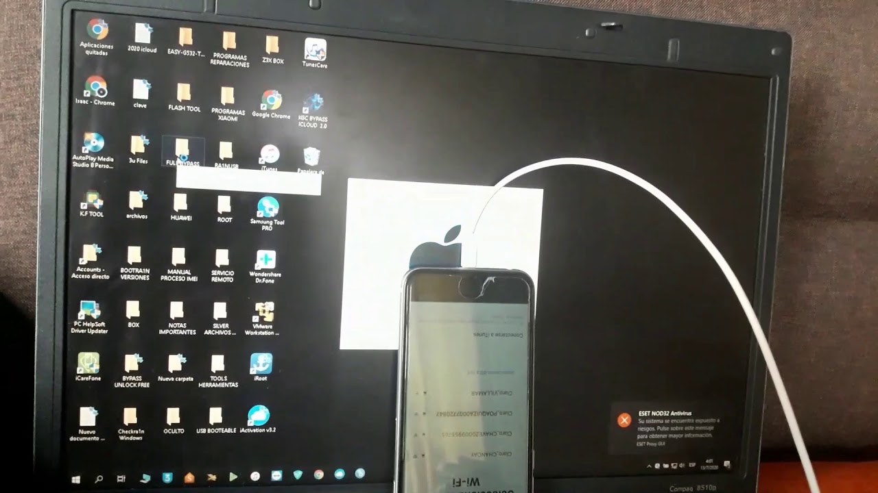 Como reactivar bypass con señal a iphone restaurado con sliver v4 en ...