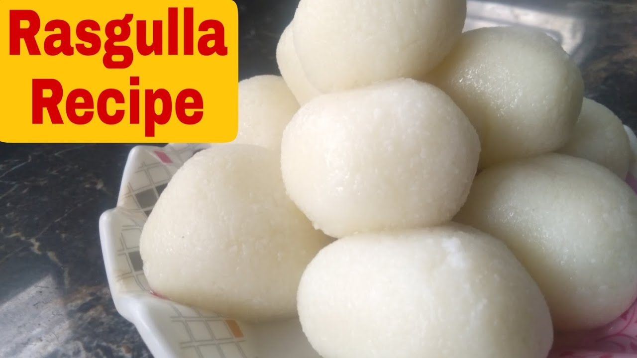 rasgulla recipe | sponge rasgulla recipe | easy rasgulla recipe - YouTube