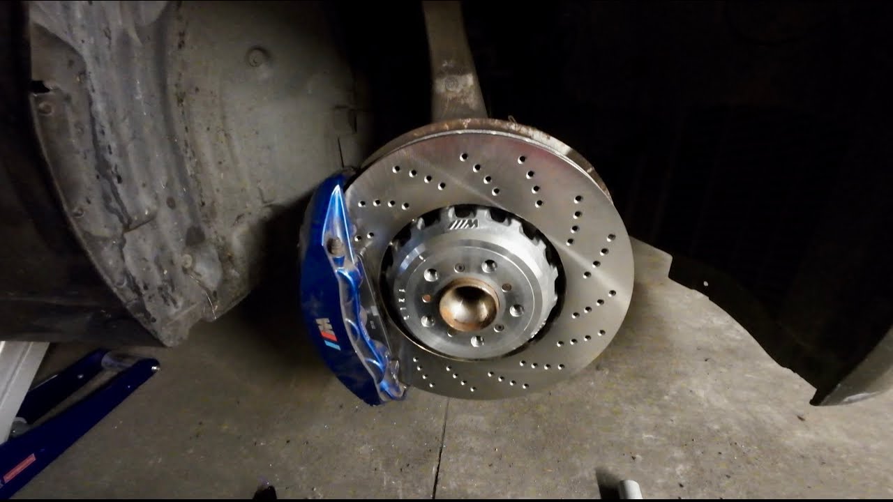The Ultimate BMW M brake change tutorial under 15 minutes - YouTube