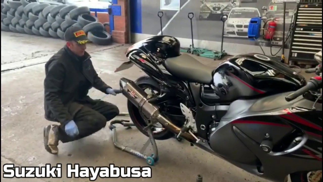 Motorcycle tyre fitting and wheel refurbishment - YouTube