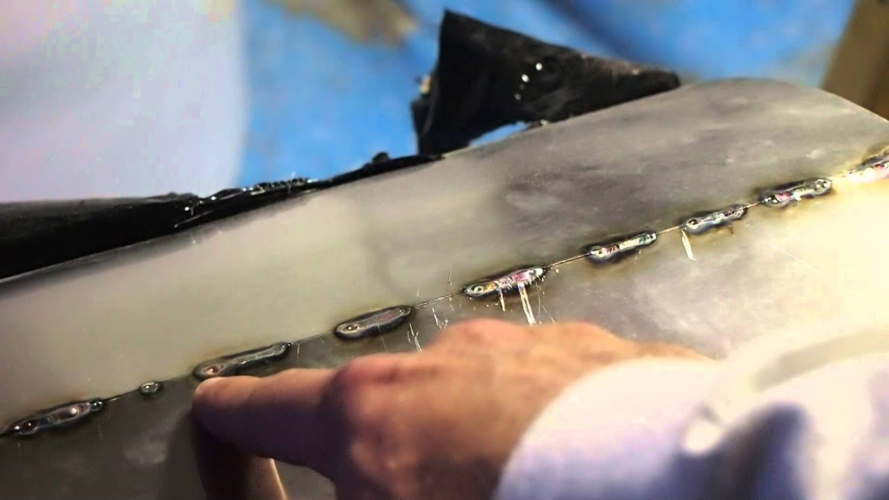"Welding a Gasifier" part 6 - Stitch Welding - YouTube