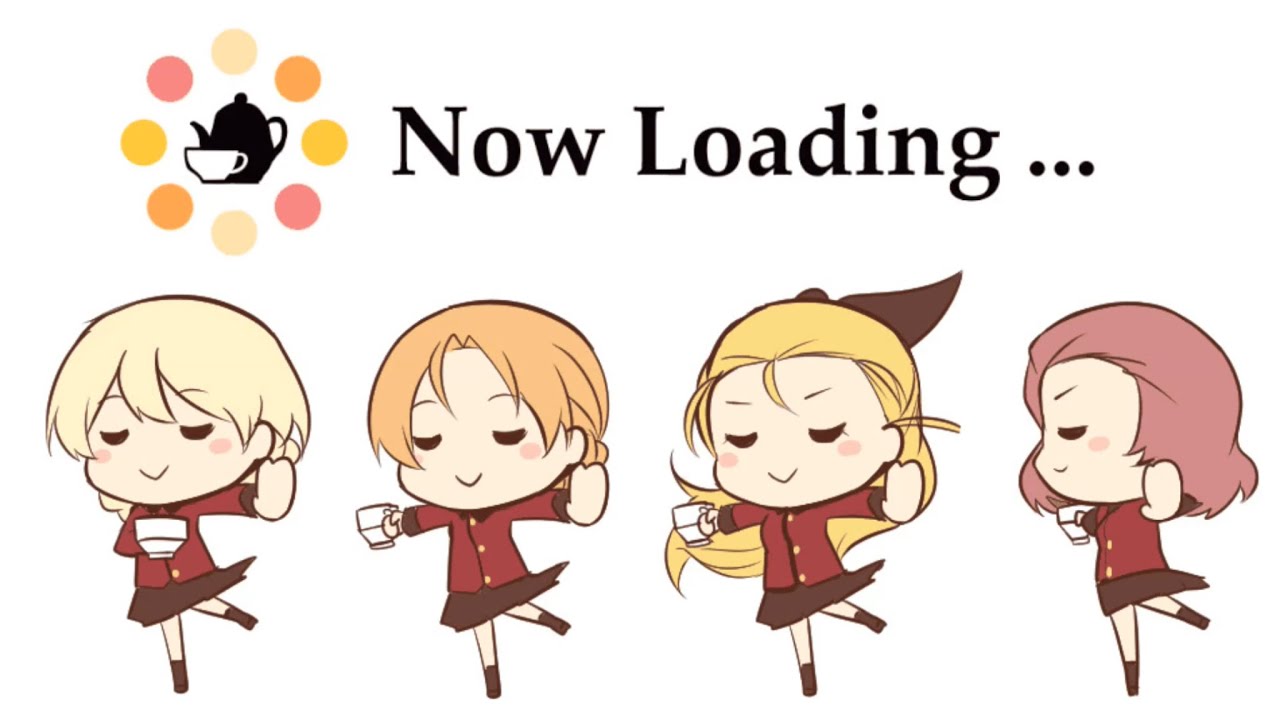 Girls und Panzer - St. Gloriana Loading Screen - YouTube