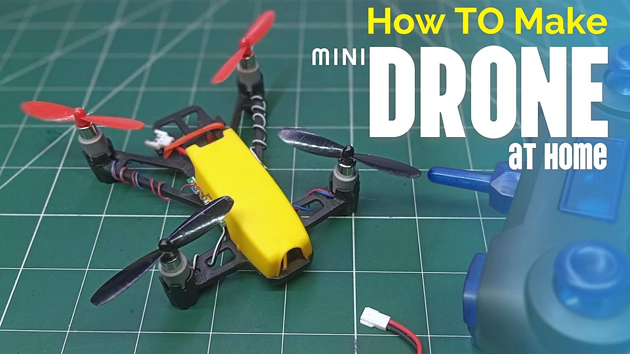 Making mini drone at Home 🏠| How to make Q100 Drone Easy - YouTube