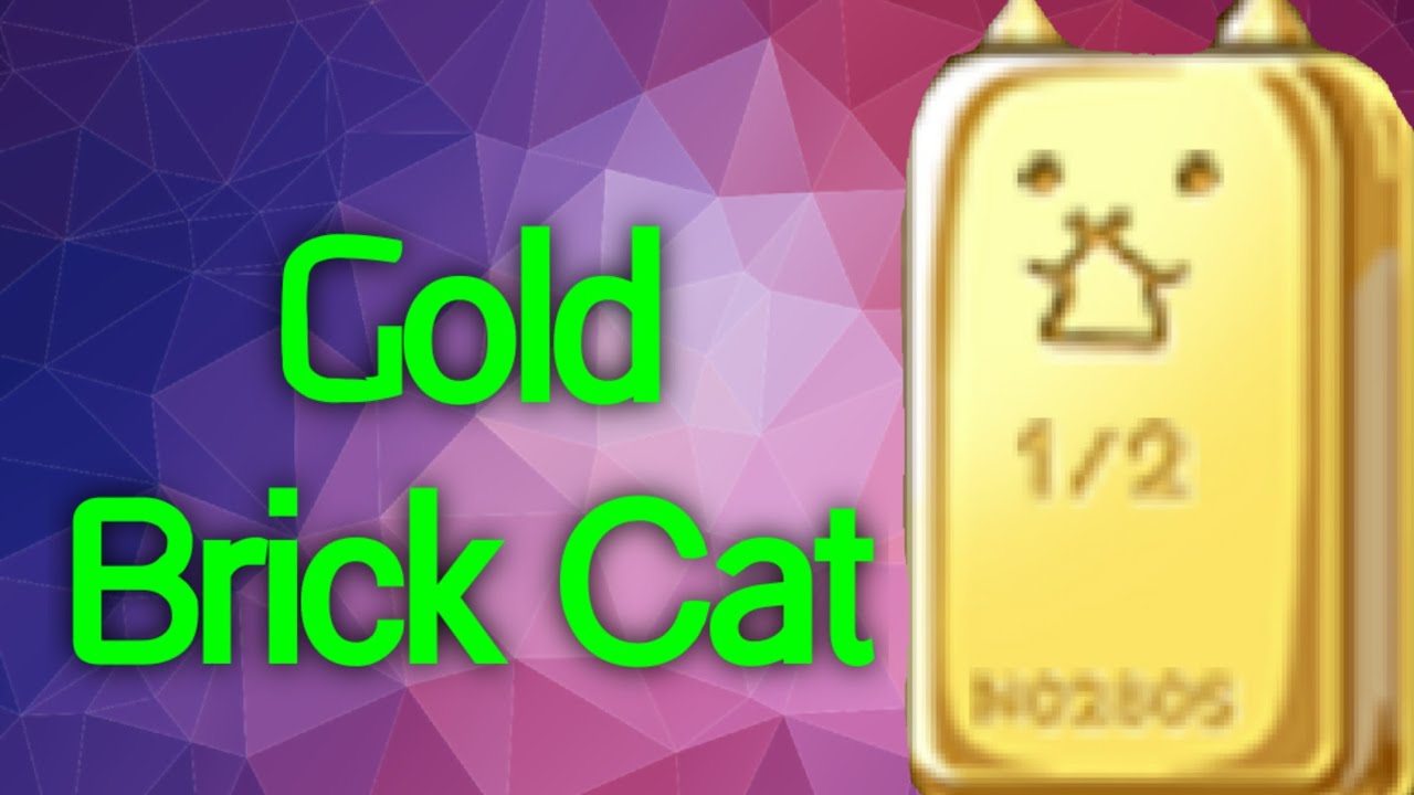 Gold Brick Cat Review - The Battle Cats - YouTube