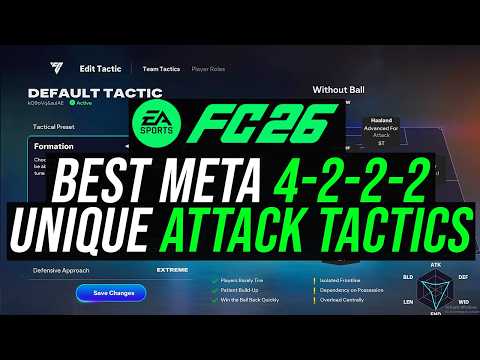 *POST PATCH* Best META 4222 Custom Tactics & Formation Guide - FC 26