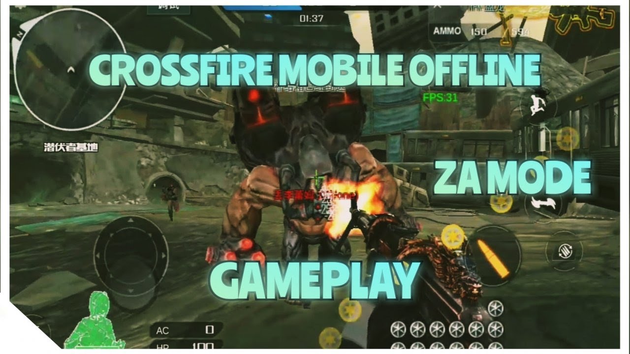 [CROSSFIRE MOBILE OFFLINE] Gameplay #4 - Zombie Mode Apocalypse - YouTube