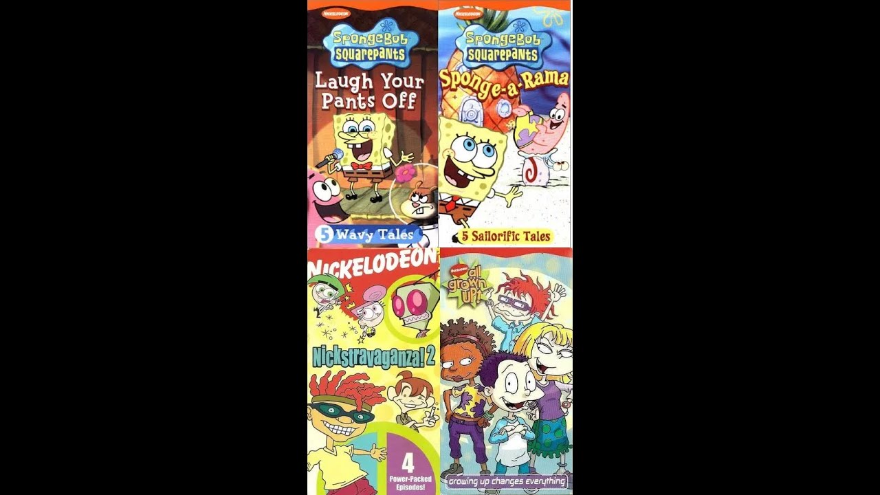 Opening to SpongeBob SquarePants: LYPO & SOR, Nickstravaganza! 2 and ...