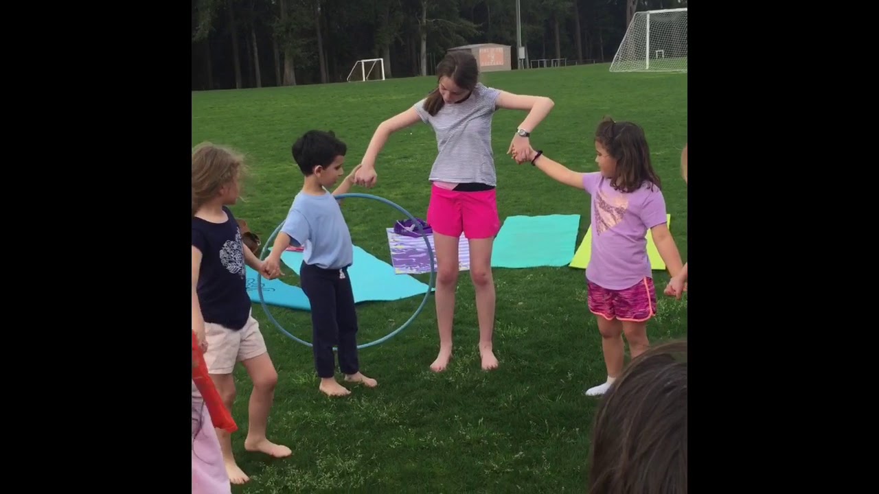 Kids Yoga team building activity - YouTube