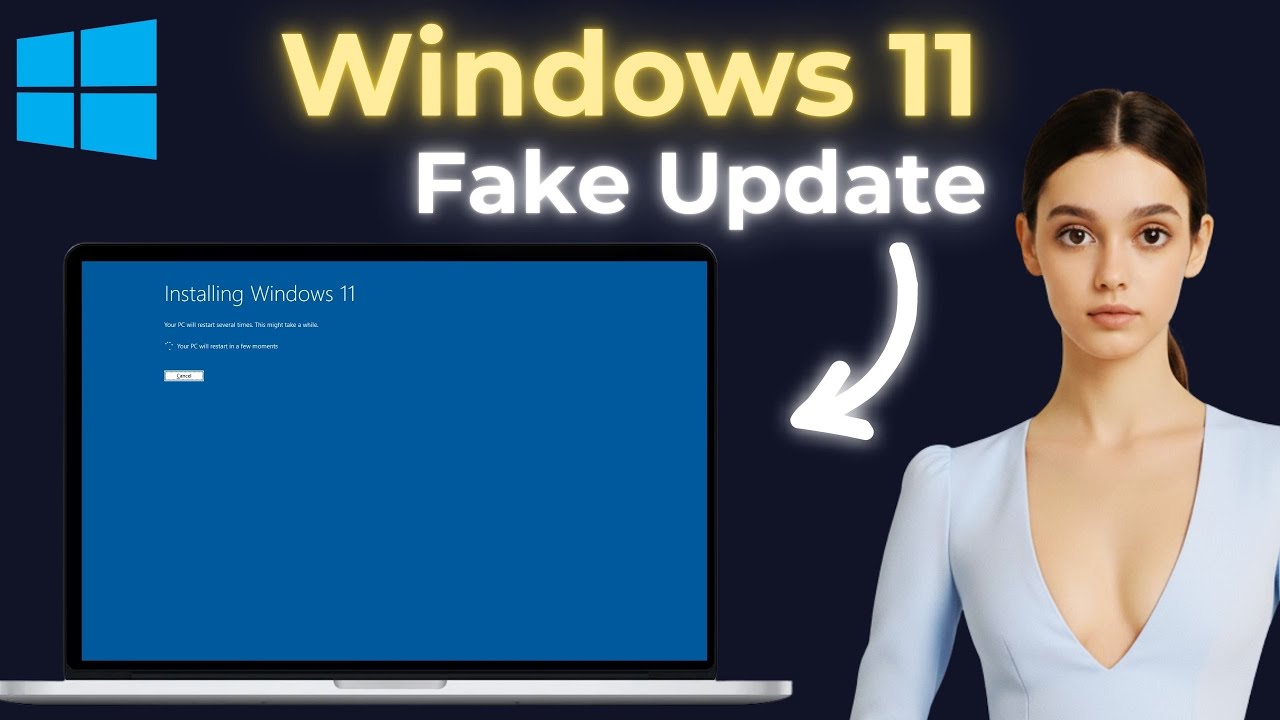 Fake Windows 11 Update Screen - Unlimited FREE - YouTube