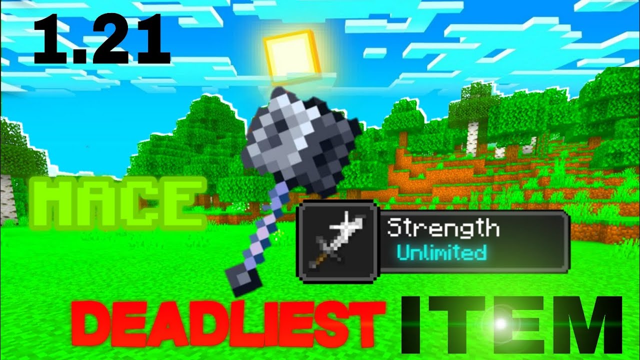 TESTING THE MACE STRONGEST MINECRAFT ITEM IN 1.21. #MACE - YouTube