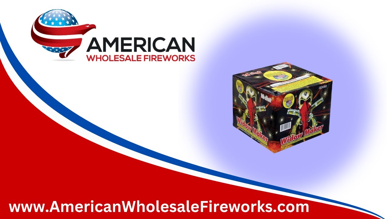 Widow Maker - KM13224 ... Available at American Wholesale Fireworks! - YouTube