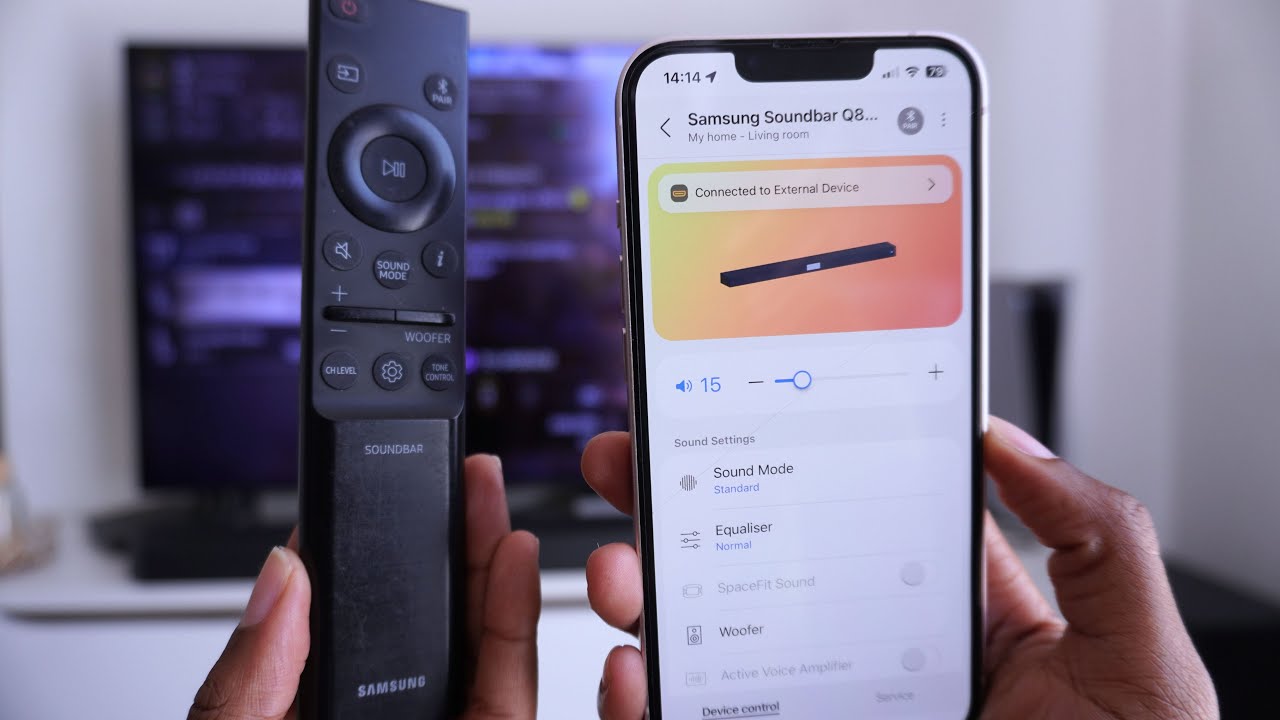 How To Use iPhone as Samsung Soundbar Remote - YouTube
