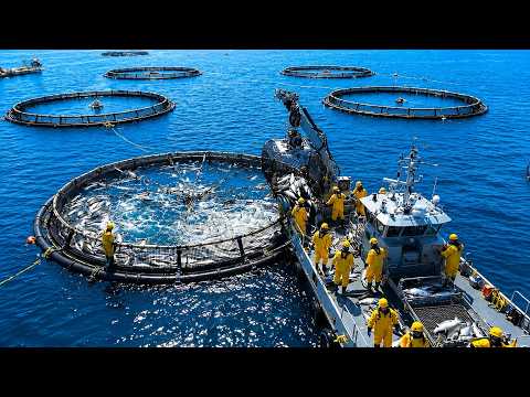 Mass Production of Salmon Roe, Crispy Fried Salmon Skin & Salmon Fish Cakes | Modern Food Factory.