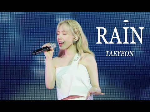 [4K] Taeyeon - Rain - Posco Concert 190525 - YouTube