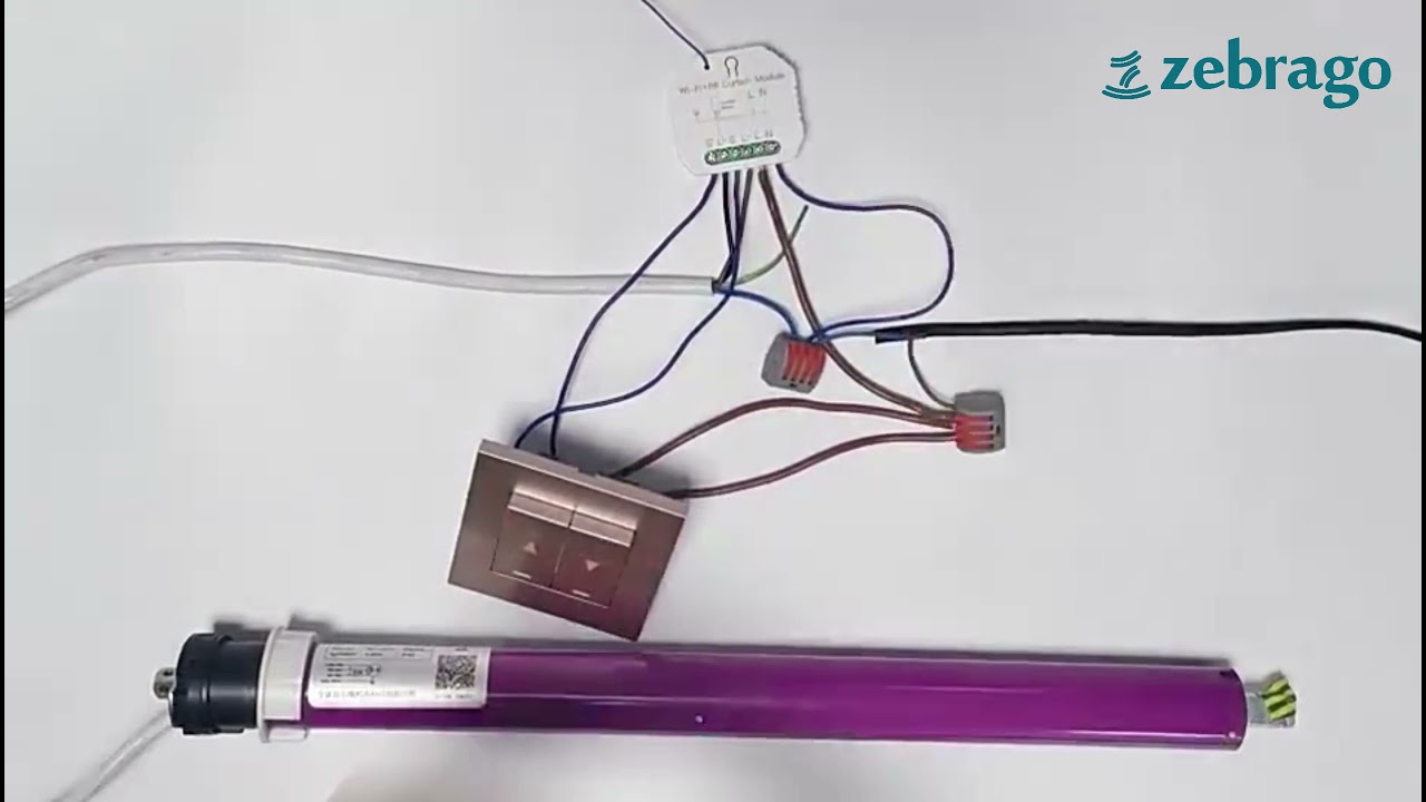Tuya WiFi + RF curtain module operation guide video - YouTube
