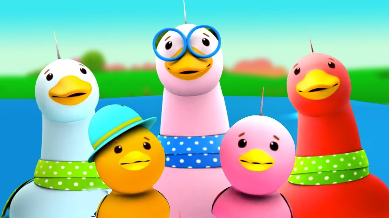Duck Song, Animal Cartoon and Kindergarten Rhymes for Toddlers - YouTube