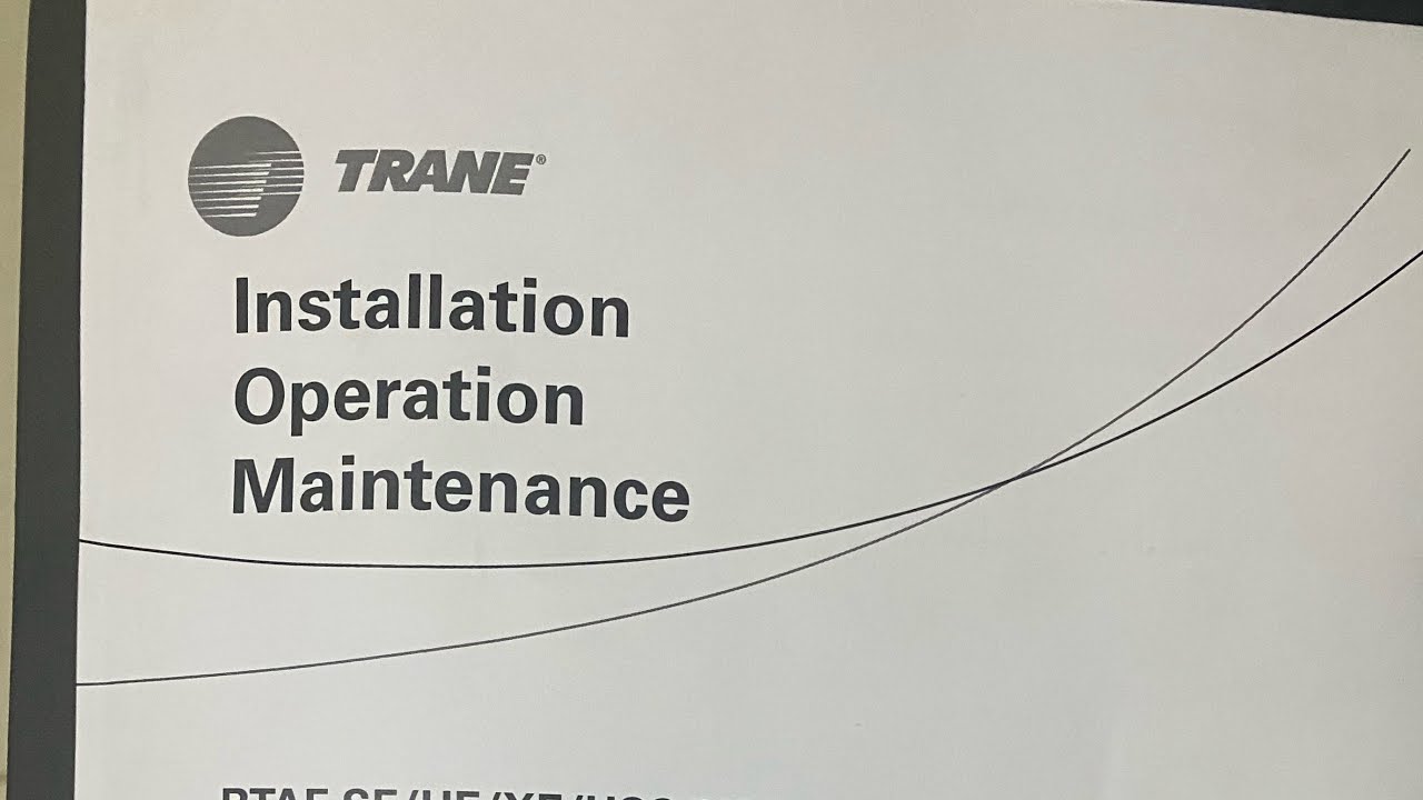 Trane chiller catalogue - YouTube