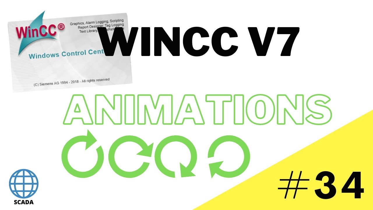 🔁 How to implement an animations - cyclic arrow? WinCC V7 tutorial#34 ...