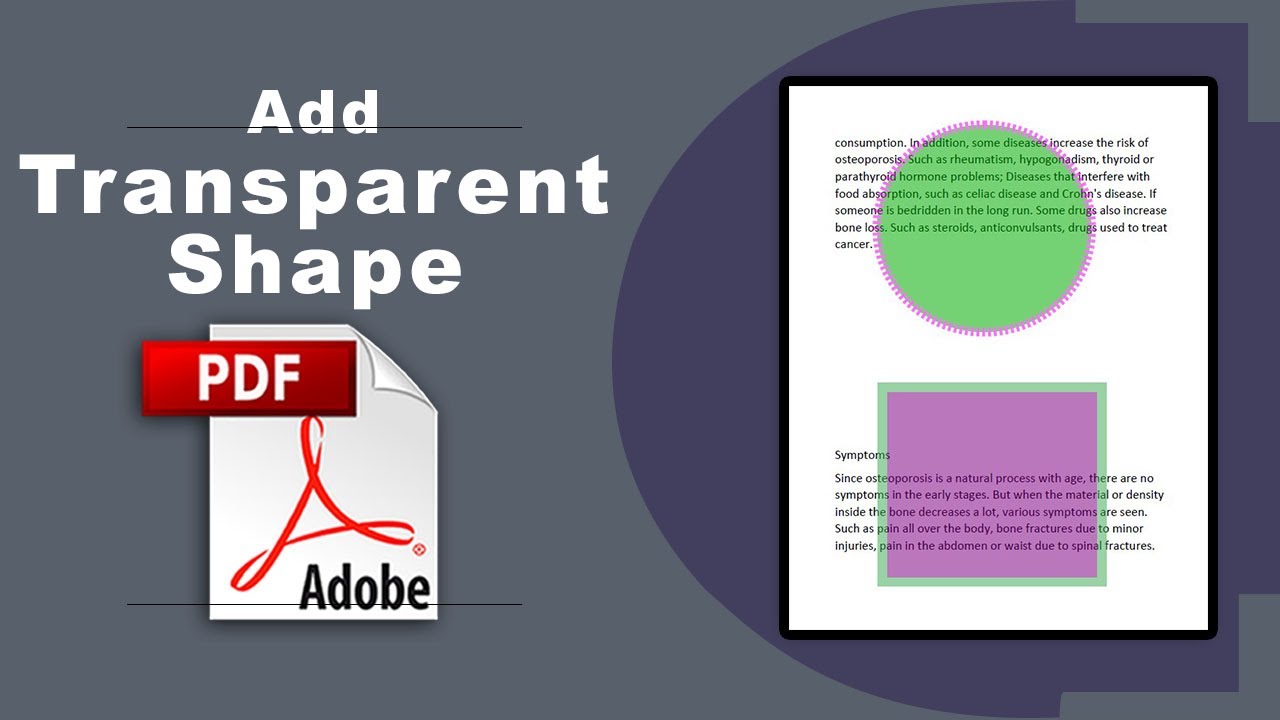 How To Add A Transparent Shape In Pdf File In Adobe Acrobat Pro DC 2022 How To Add A Transparent Shape In Pdf File In Adobe Acrobat Pro DC 2022