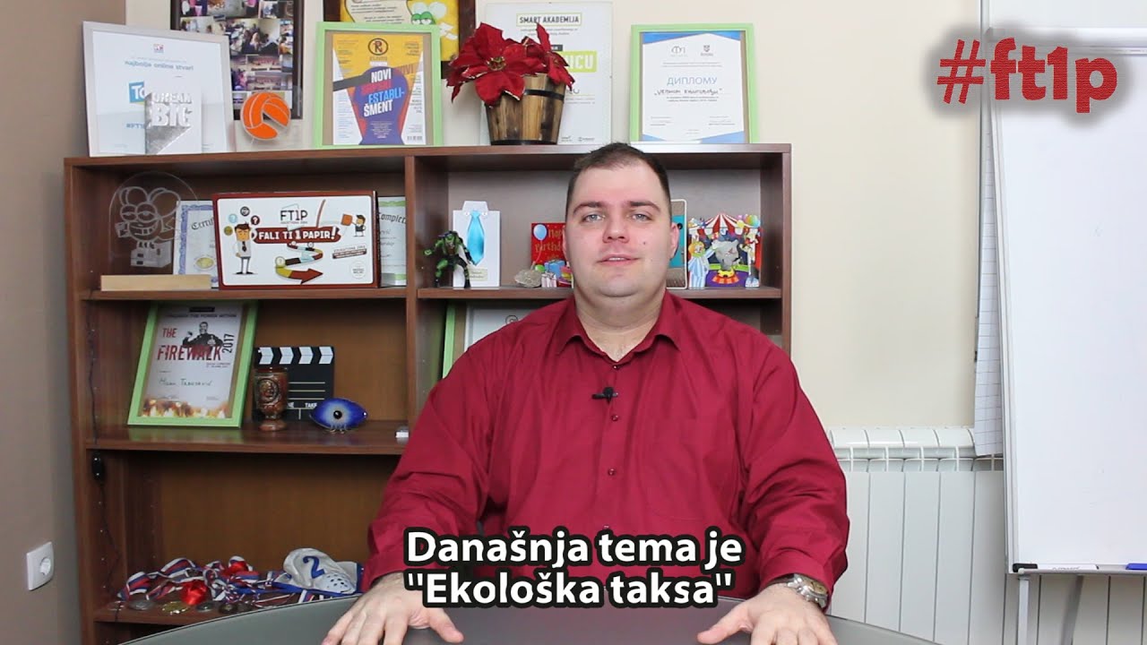Kako se PLAĆA i kada eko taksa | Ekološka taksa | FT1P Poreski saventik ...