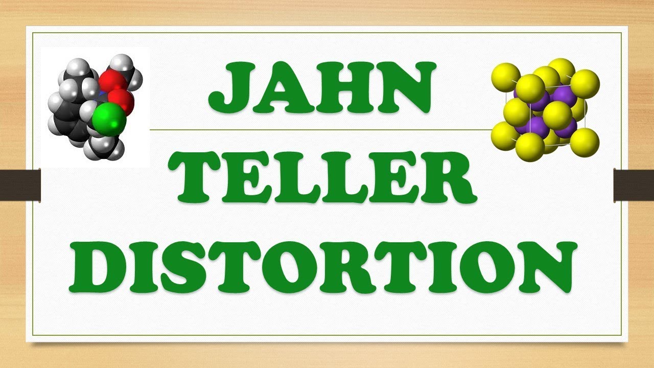 JAHN TELLER DISTORTION BY DR. NITIN SHARMA - YouTube
