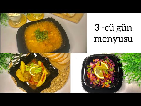 RAMAZAN İFTAR MENYUSU 3-CÜ GÜN. ŞAHANƏ ŞAM YEMƏYİ VƏ FAYDALI TƏRƏVƏZ SALATI.