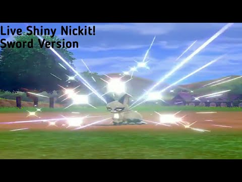 Live! Shiny Nickit in Pokémon Sword after 2452 Encounters! [Full Odds ...