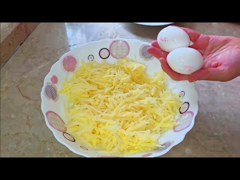 👉 KAHVALTIYA PATATES ve YUMURTA VARSA HEMEN YAPIN 👉 PATATESLİ OMLET ##trending 