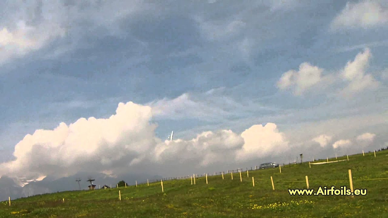 Slope soaring RC GLIDER ABm SWIFT 3.35m fun acro 2 - YouTube
