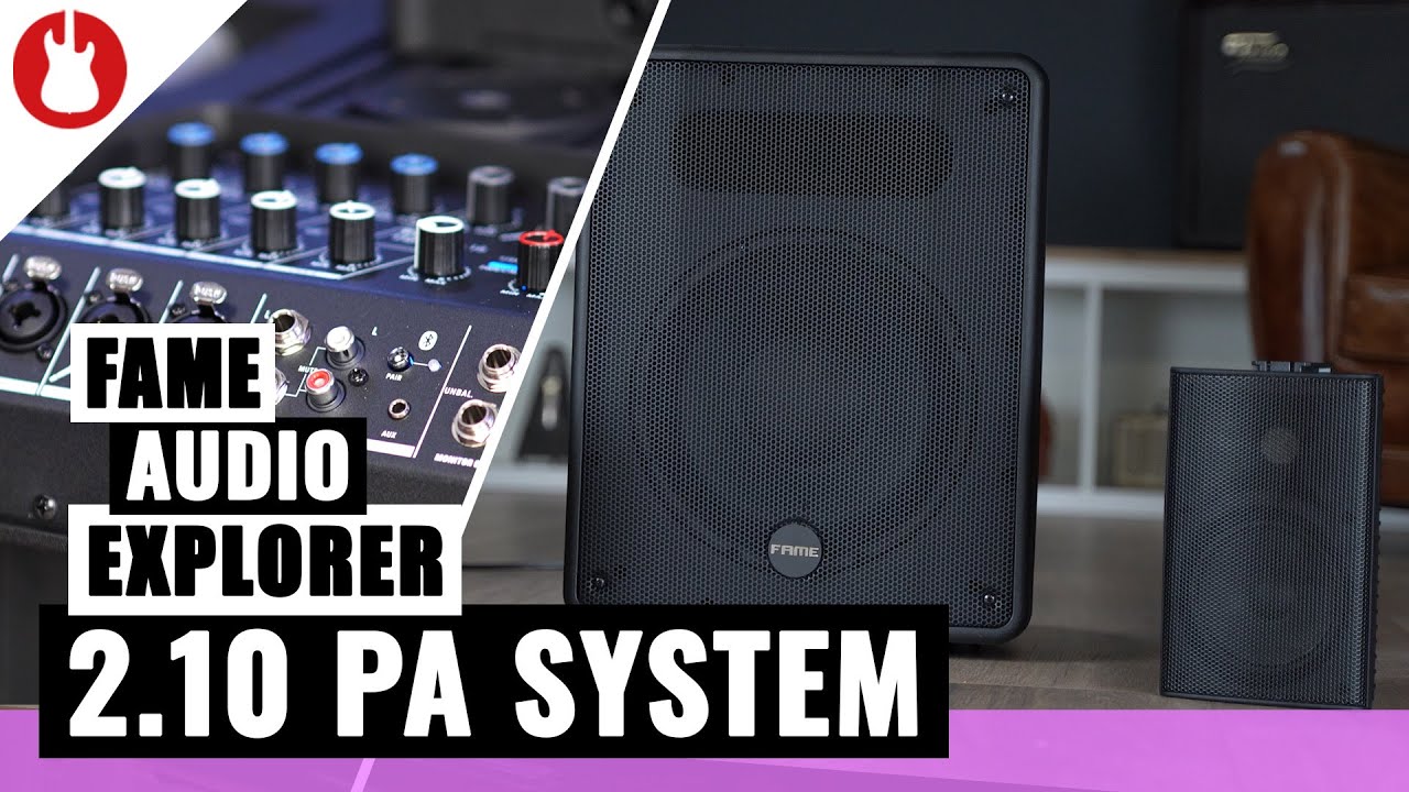 Kompaktes 2.1 PA-System | FAME AUDIO Explorer 2.10 Lautsprecher System ...