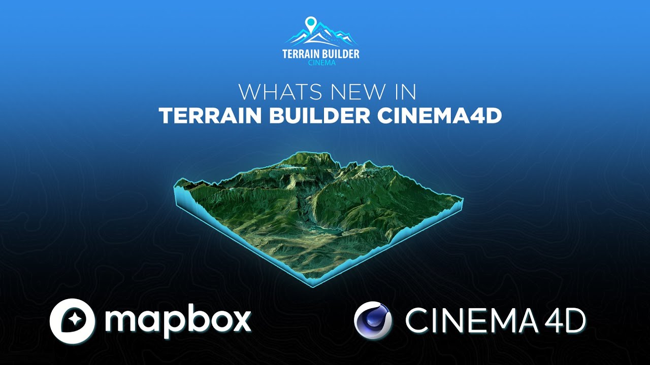 Terrain Builder Cinema 3 Tutorial (Main new features) - YouTube