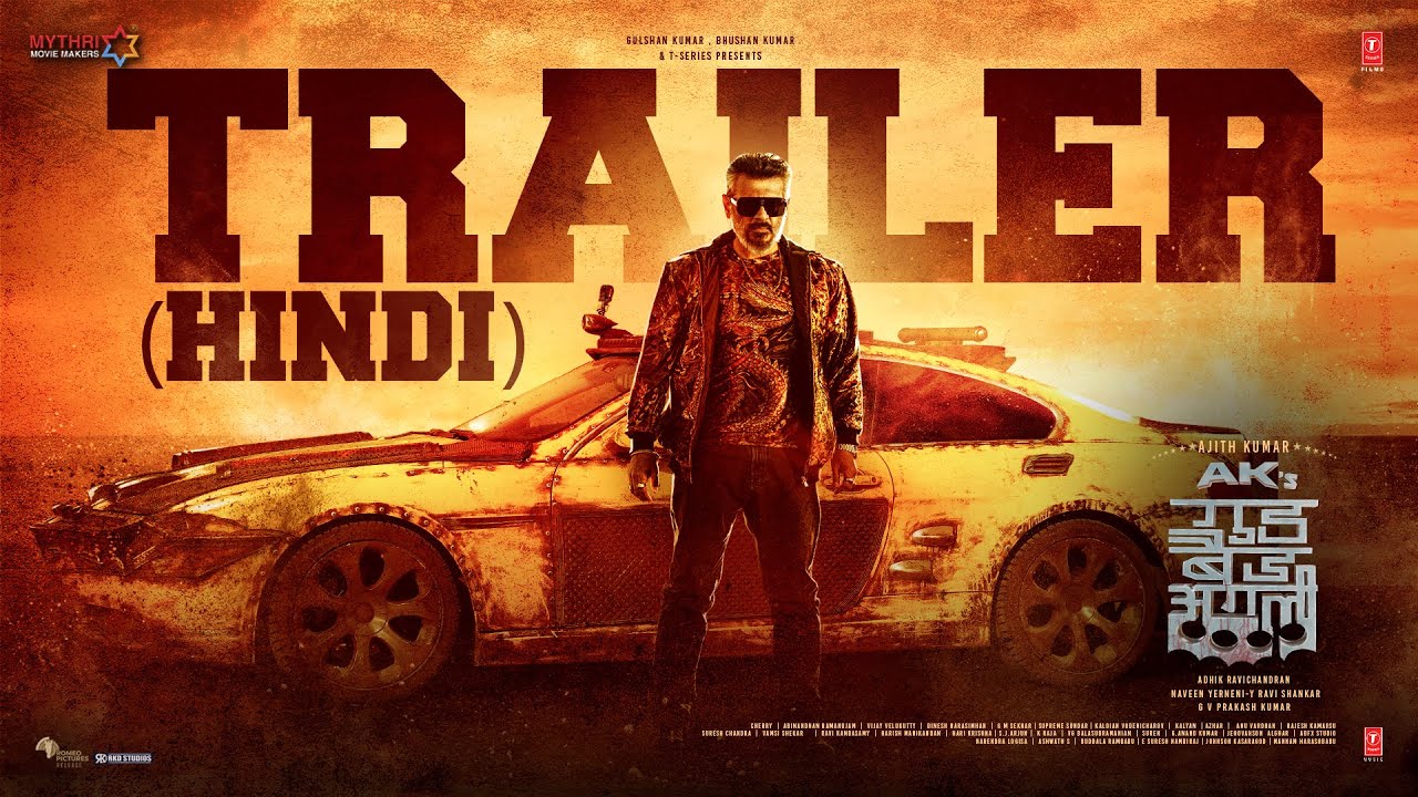 Good Bad Ugly Hindi Trailer | Ajith Kumar | Trisha | Adhik Ravichandran ...