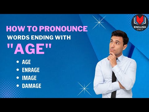 How To Pronounce Words Ending With "AGE" | Pronunciation & Vocabulary ...