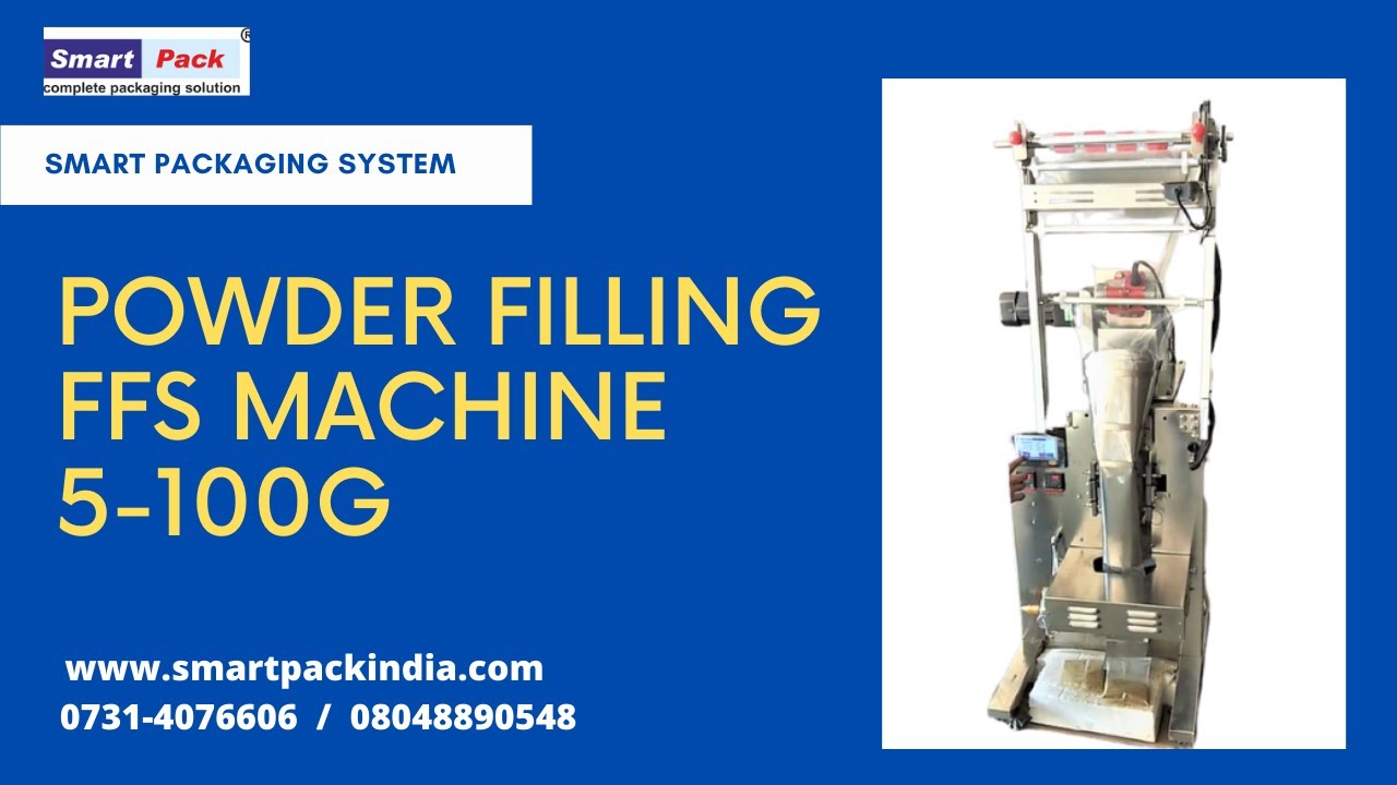 Powder Filling FFS Machine 5-100g - Filling Machine CONTACT- +91 ...