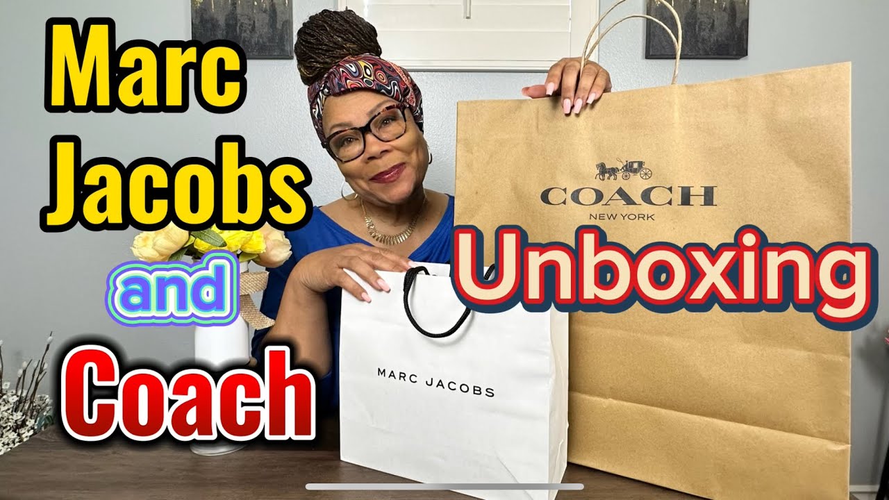 Marc Jacobs and Coach Unboxing - YouTube
