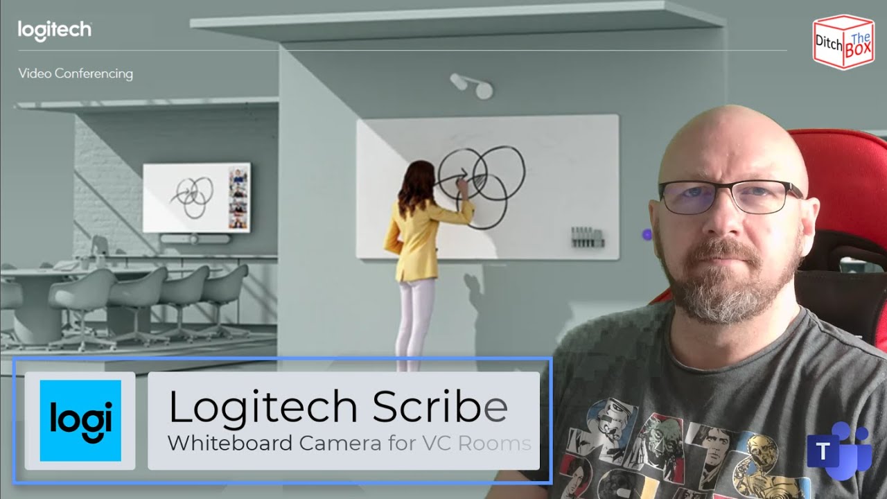 Ditch the Box - Logitech Scribe Whiteboard Camera Setup - YouTube