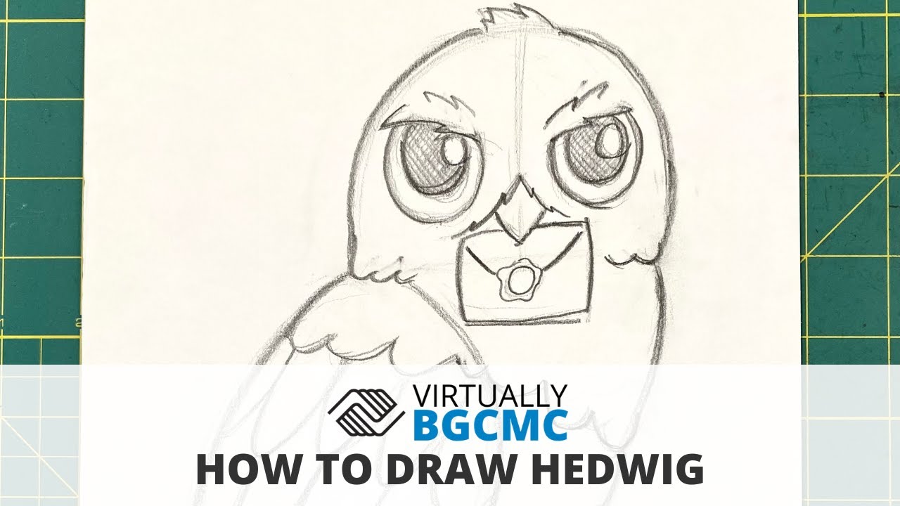 Virtually BGCMC - How to Draw Hedwig - YouTube